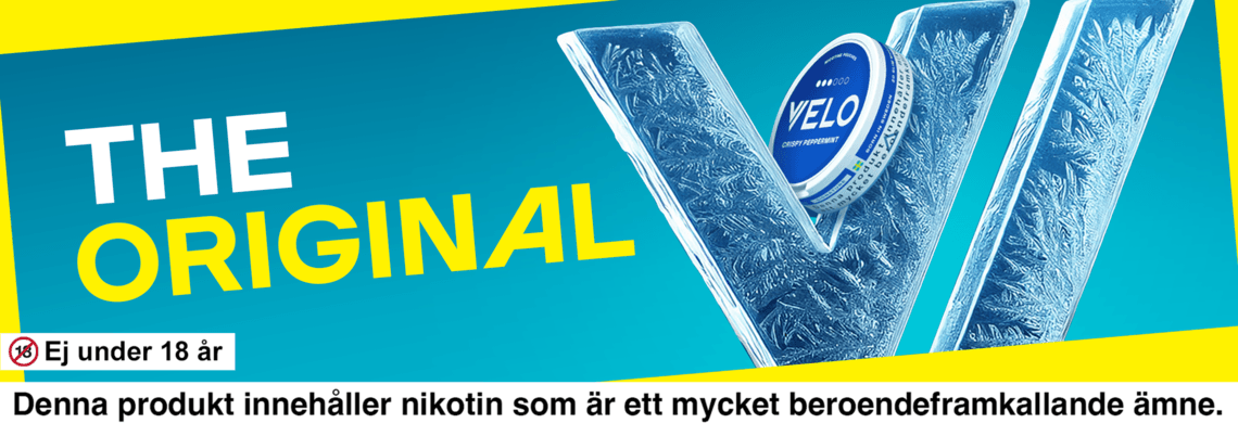 VELO: Köp VELO Snus Billigt - Från 36,99kr/dosan